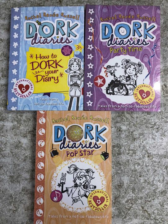 DORK DIARIES 3 BOOK (PARTY TIME,POP STAR,HOW TO DORK YOUR DIARY)by ...