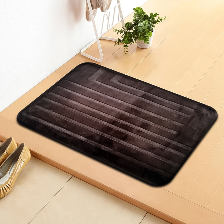 Microfiber Mat Anti-Skid Anti-Slip Suction Carpet Soft Shaggy Bathroom ...