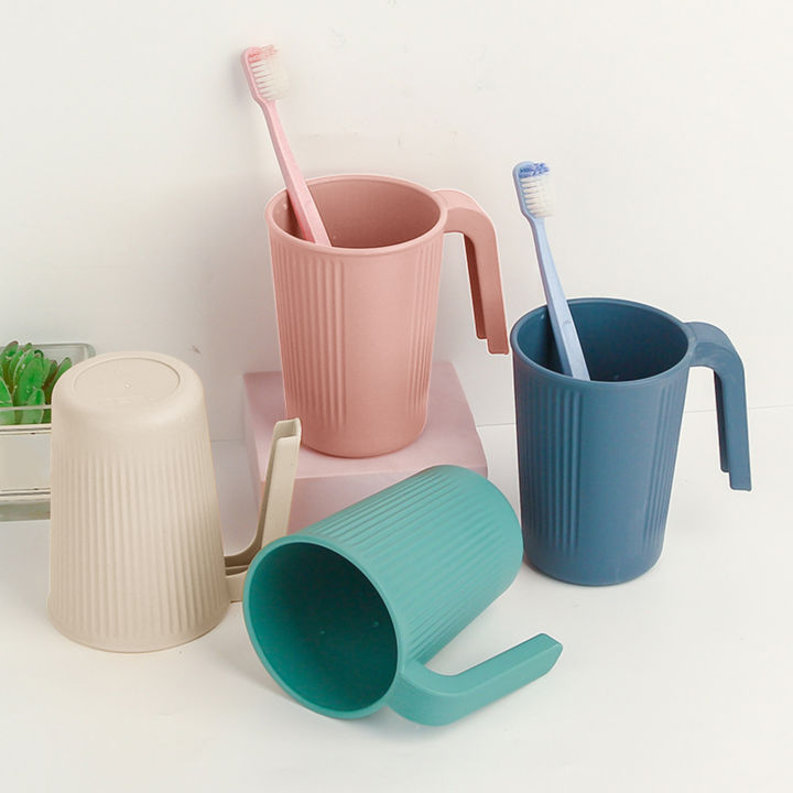 Water Cup with Curved Handle Unbreakable Water Cups with Handles Easy ...