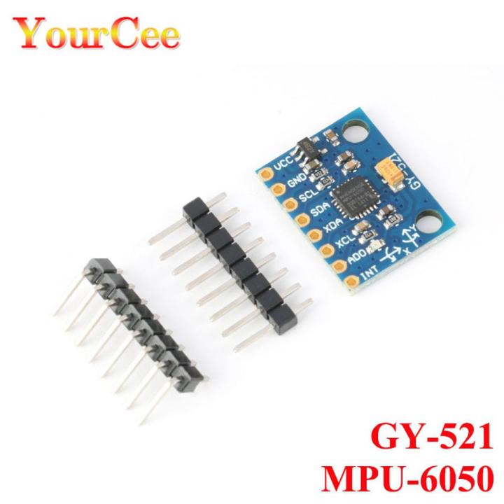 GY-521 MPU-6050 Module 3 Axis Analog Gyroscope Sensors + Accelerometer Module For Arduino ...