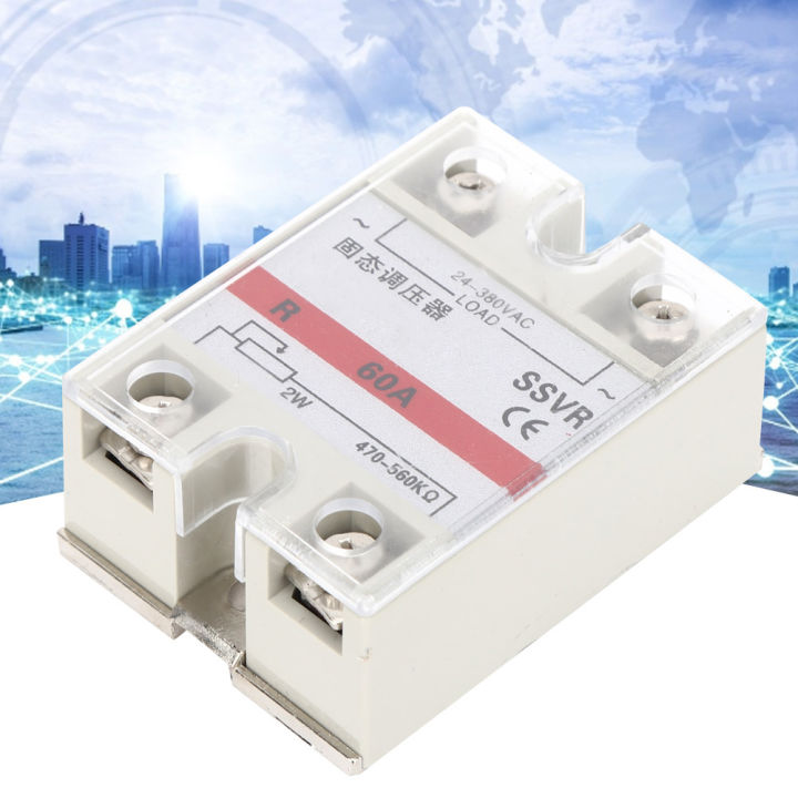 Solid-State Voltage Regulator Single Phase Relay Module Low Frequency SSVR 60A | Daraz.pk