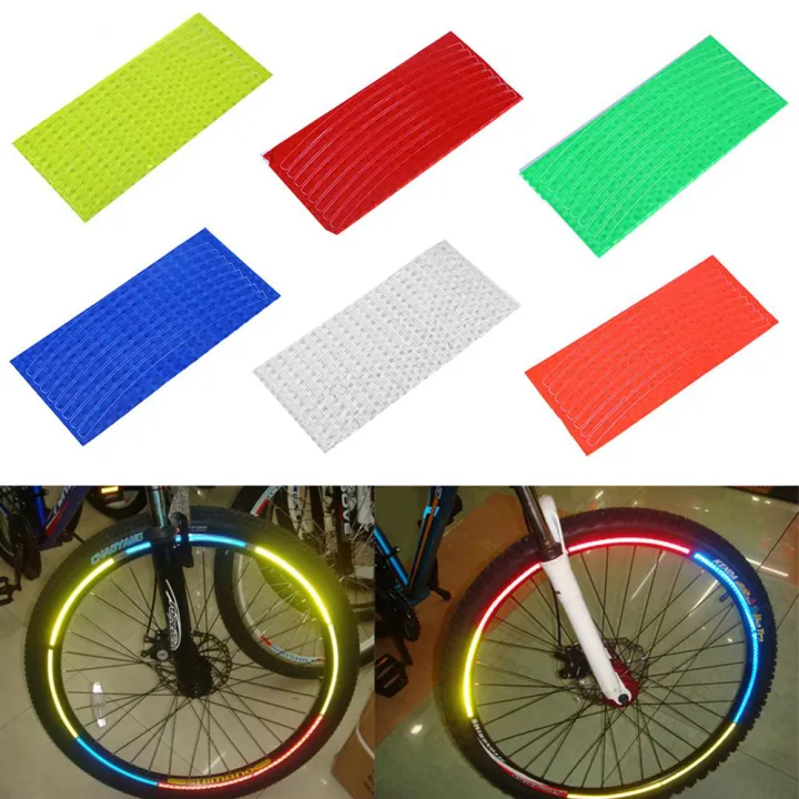 Reflective Reflector Sticker Cycling Bike Wheel Sticker Bicycle Sticker ...