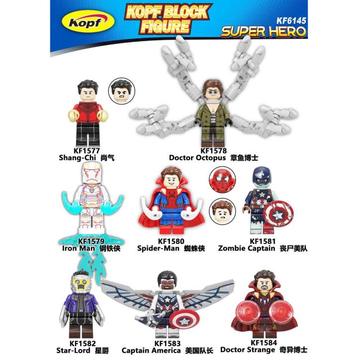 NEW Single Sale Marvel Doctor Strange Figures Building Blocks Iron Man ...