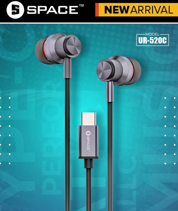 Urban Extra Bass Earphones (Type-C Connector) / Space_Type C handfree ...
