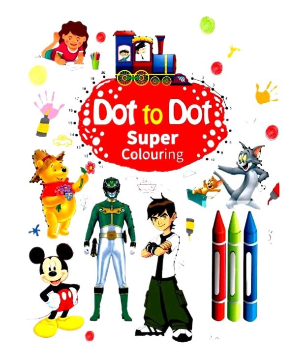 DOT TO DOT COOL SUPER COLORING FOR BOyS - JBD JUNIOR - SAIM ENTERPRISES ...
