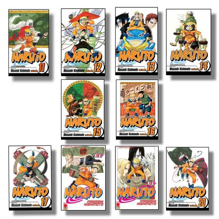 Naruto vol 11 to 20 By Masashi Kishimoto | Daraz.pk
