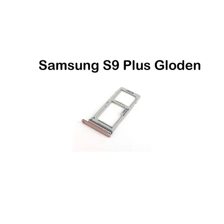 Samsung S9 Golden Dual SIM Card Tray And Micro SD Card Slot Holder ...