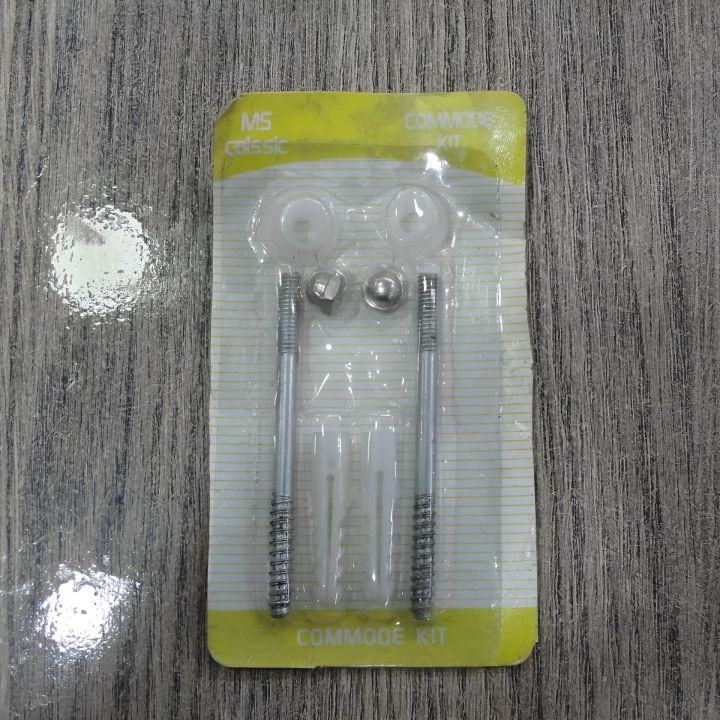 Commode Kit Stainless Steel - Bolt Kit for Commode Fitting - High ...