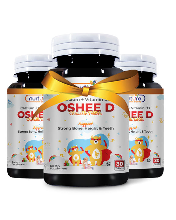 OSHEE D CHEWABLE TABLETS (Best for Kids Height with strong and Healthy ...