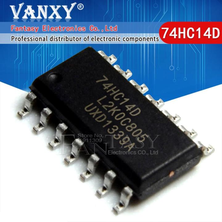 10PCS 74HC14D 74HC14 SOP SN74HC14DR SOP-14 74HC00D 74HC00 74HC02D 74HC04D 74HC04 74HC08D 74HC08 ...
