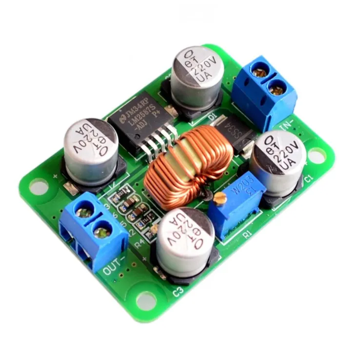 【SIMPLE ROBOT】! LM2587 DC-DC modules boost module over lm2577 (Peak 5A ...