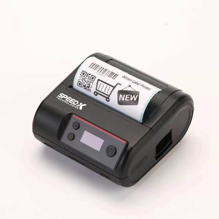 SPEED-X SP-L610BT PORTABLE THERMAL PRINTER LABEL & RECEIPT 2 IN 1 80MM ...