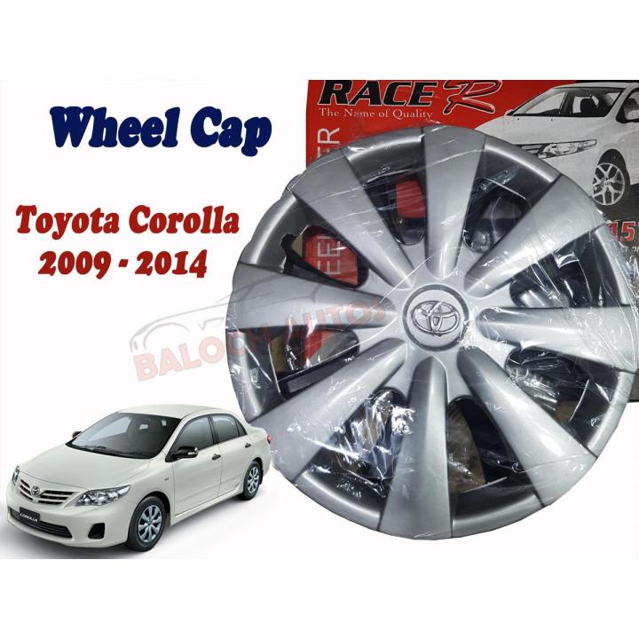 1 x Toyota Corolla Racer Wheel Covers 15 For 2009 2014 Wheel caps 1 Set of 4 Piece Daraz.pk