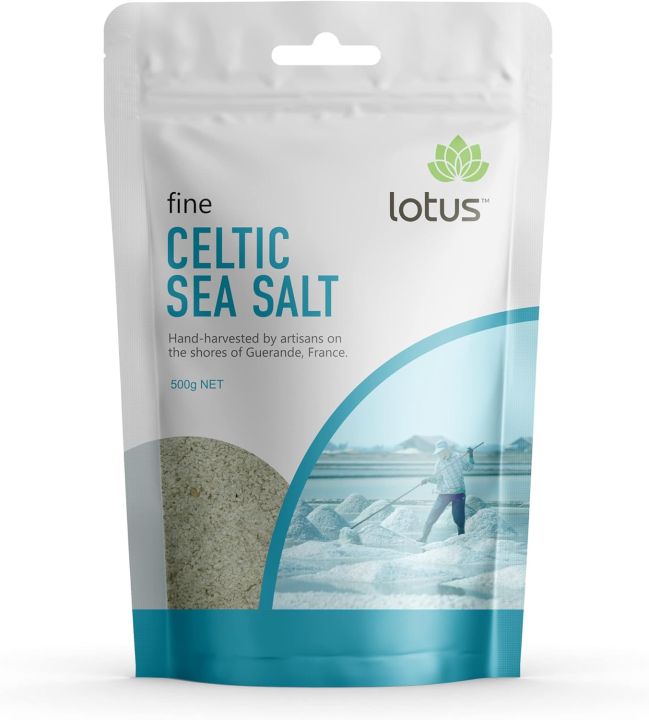 Lotus Celtic Fine Sea Salt, 500 g | Daraz.pk
