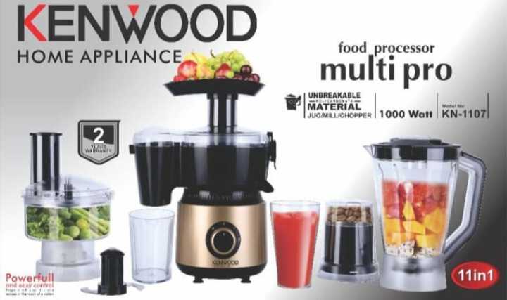 Kenwood Food Factory 7 in 1 Juicer Blender Grinder Chopper Grater Shake ...