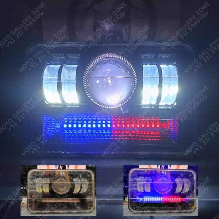 4x6 SQUARE HEADLIGHT LED PANEL POLICE FLASHING | Daraz.pk