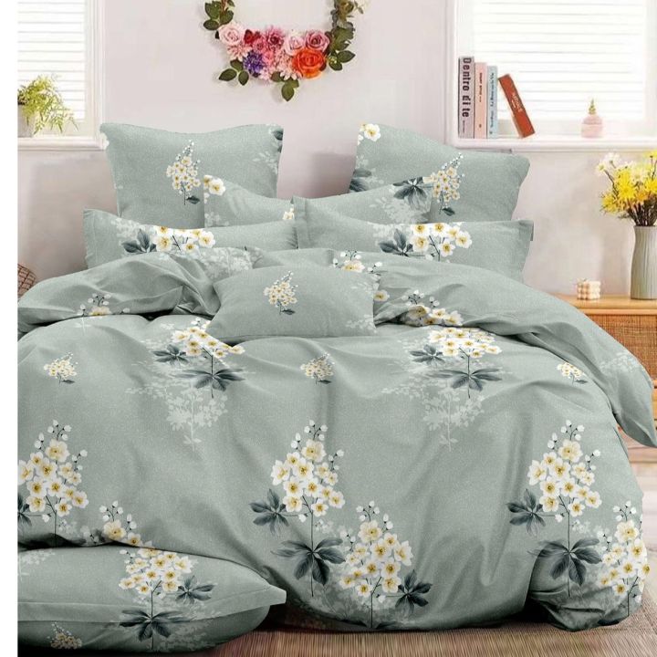 Creative Export High Quality 100 Cotton Bed Sheets King Size in Multi Color and Various Beautiful Designs. Daraz.pk