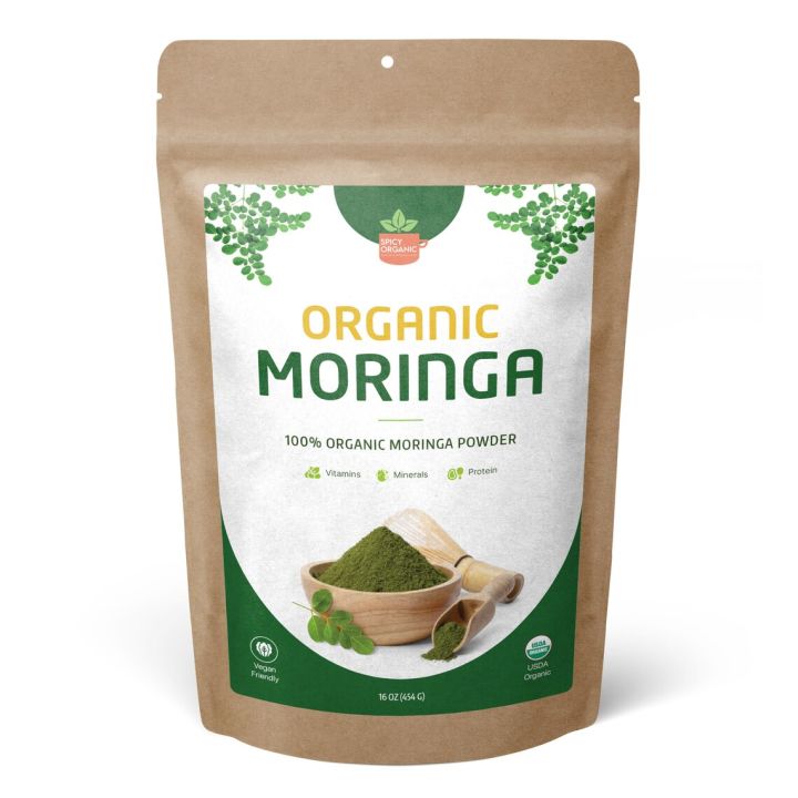 Organic Moringa Powder | Moringa Olifera Powder-454gm | Daraz.pk
