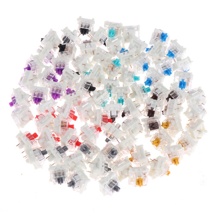 10Pcs/lot outemu mx switches 3 pin mechanical keyboard black blue brown ...