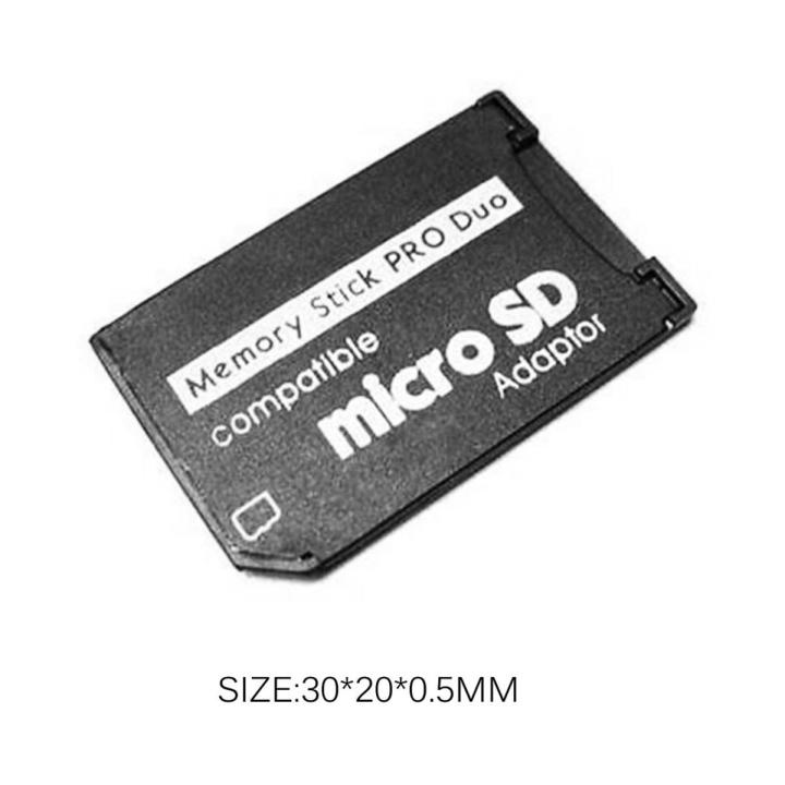 Micro SD TF To Pro Duo Memory Stick Adapter for PSP - Black | Daraz.pk