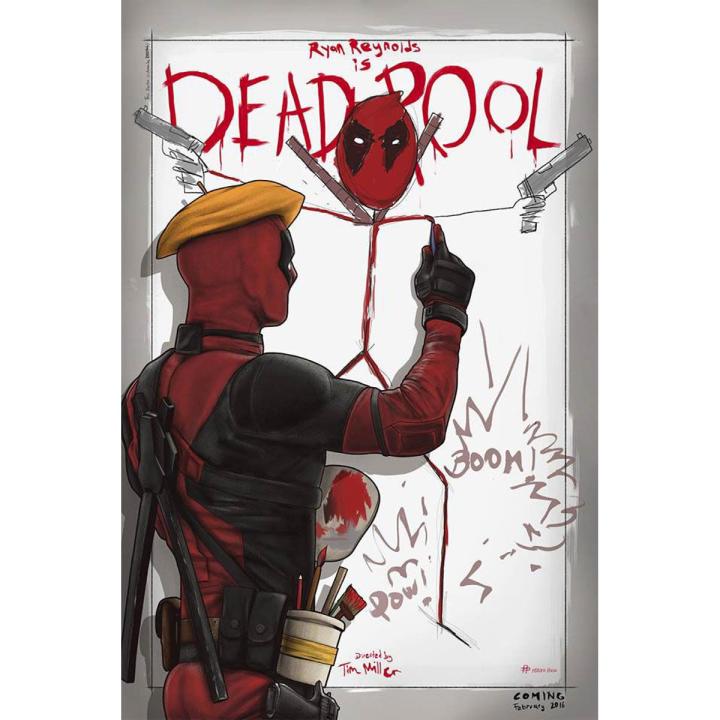 Deadpool by the Marvel MCU 2.0 Fan Posters Vinyl Paper Quotes Vintage ...