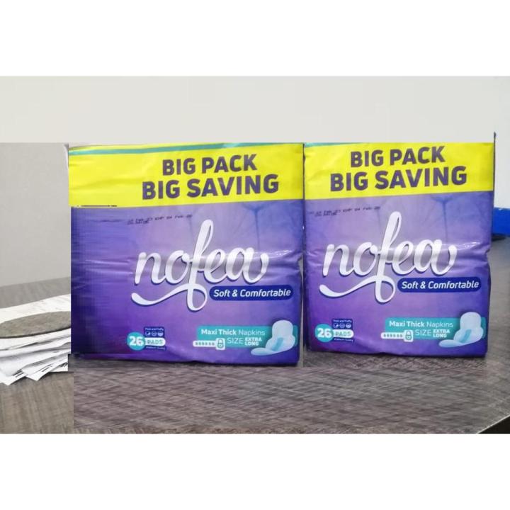 Maxi Thick Extra Long Napkins 26 Pads | Daraz.pk