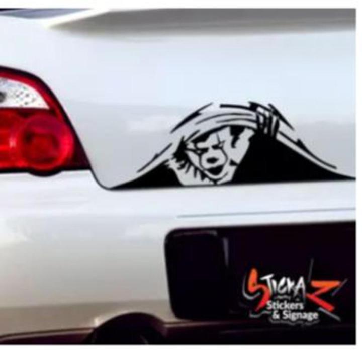 PENNYWISE IT TRUNK PEEK Vinyl Decal Sticker CAR Motorcycle Peeping ...
