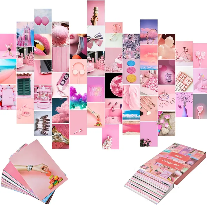 Pink Theme Aesthetic photo cards of your choice 5/10/15/20 Cards 4x6 ...