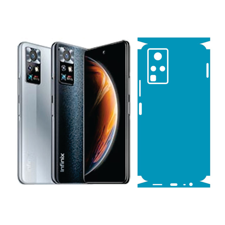 Infinix Zero X Neo Back Paper 0010 Blue-Green Self adhesive Anti-stain ...