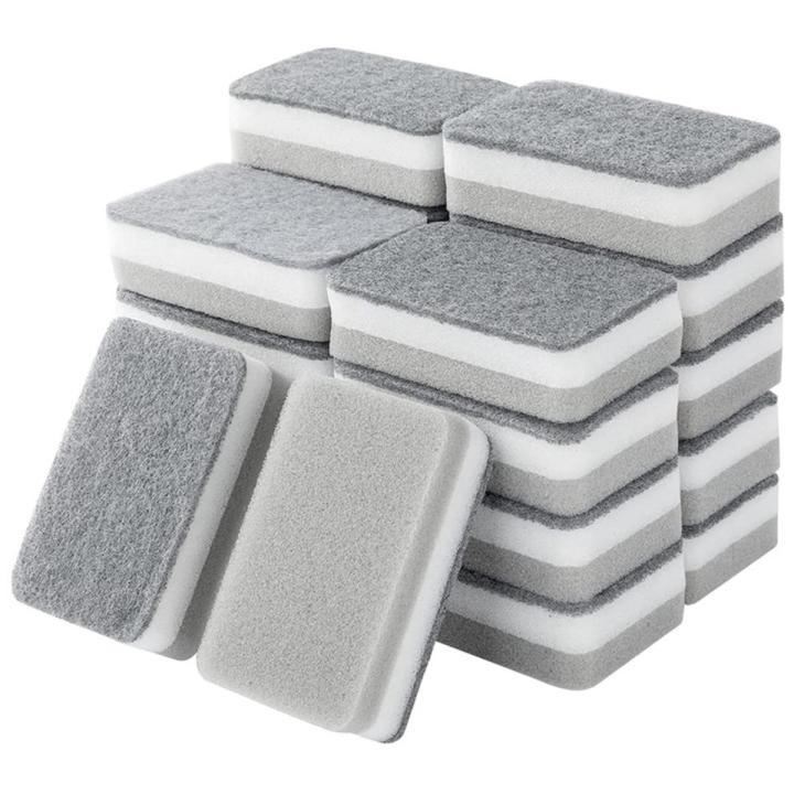 ZOROOM Heavy Duty Scrub Sponges,Dual-Sided Dishwashing Sponge for ...