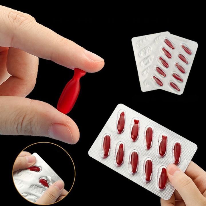 Convenience Easy To Clean Fake Plasma Non-toxic Safe Fake Pills Prank ...