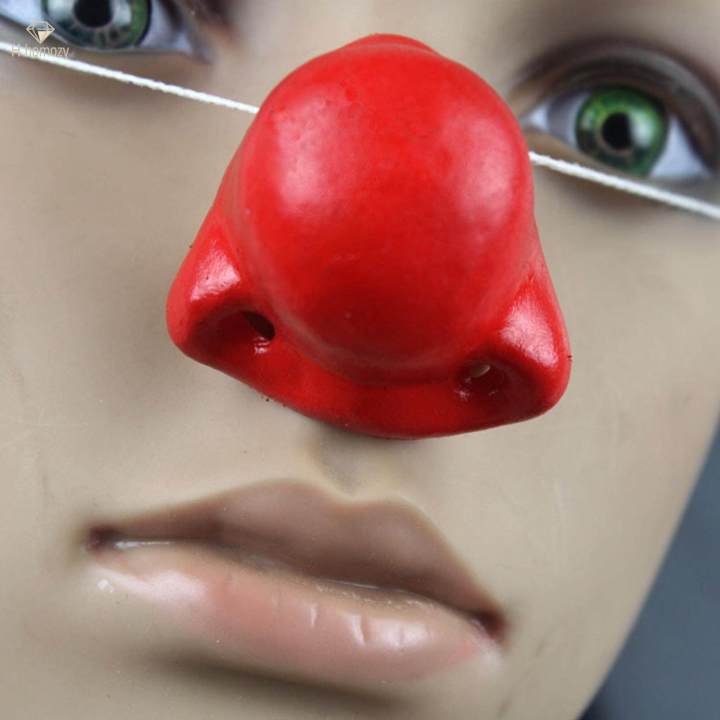Red Clown Nose Cosplay Nose for Halloween Practical Jokes Stage ...