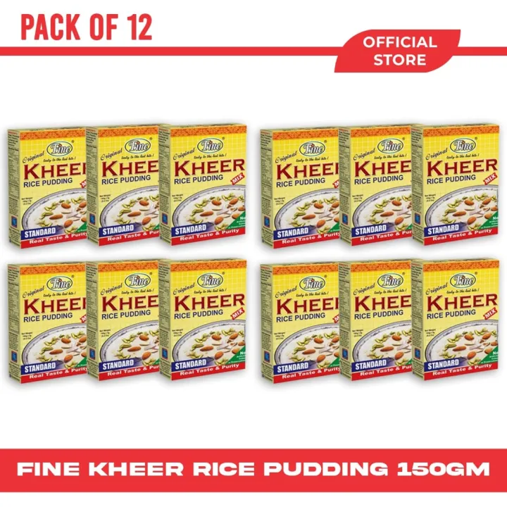 Fine Kheer Rice Pudding 150GM Pack of 12 | Daraz.pk
