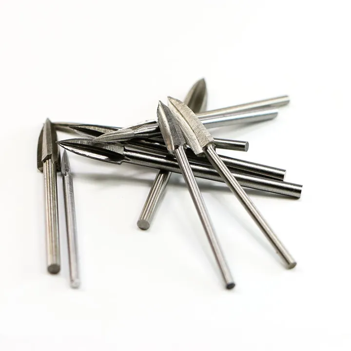 Wood Carving Drill Bit HSS Engraving Drill Bit Set Solid Carbide Steel ...