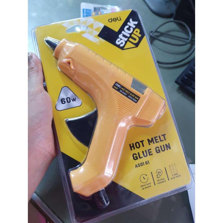 HOT MELT GLUE GUN 60 W, EUROPE STANDARD PLUG | Daraz.pk