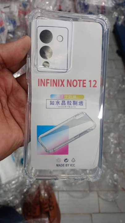 Infinix Note 12 G96 Antishock Transparend Jelly Cover | Daraz.pk