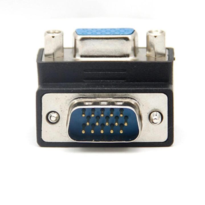 【3C VictoryEagle Store】270 Right Angle VGA Male Female 15 SVGA ...