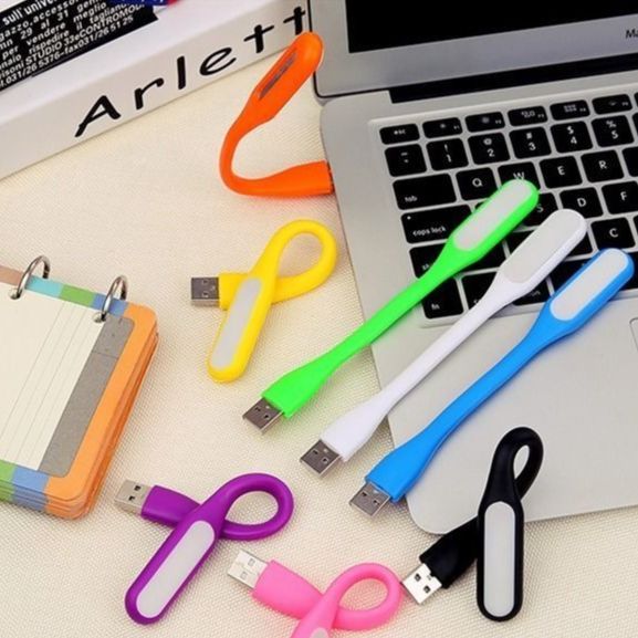 Universal 1/2/3/5 Mini USB Port LED Light, Flexible Portable Reading ...