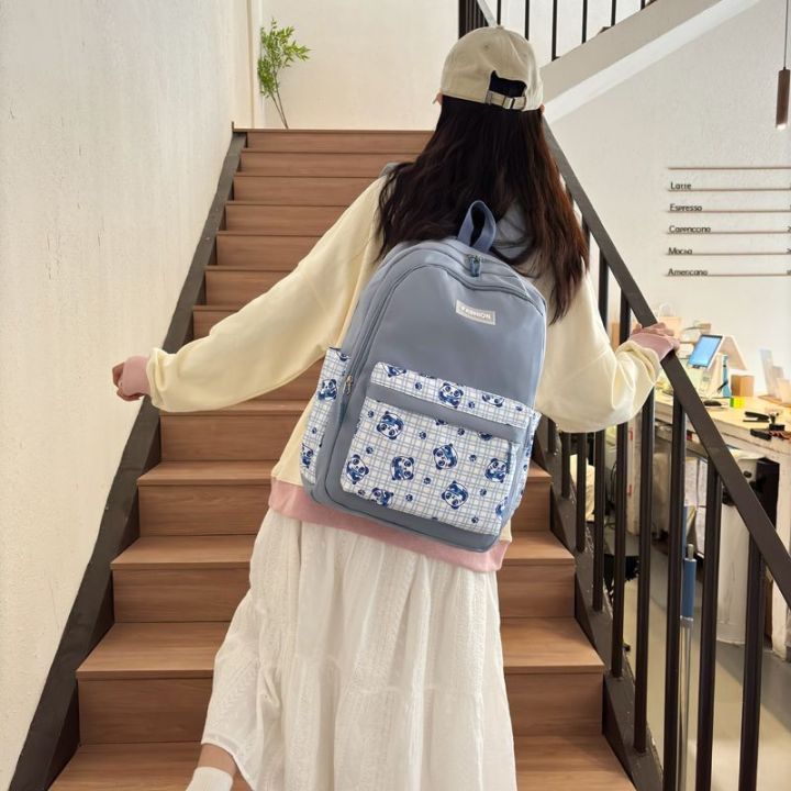 Cute And Decent Colorful Backpack For Girls, Lightweight Student ...
