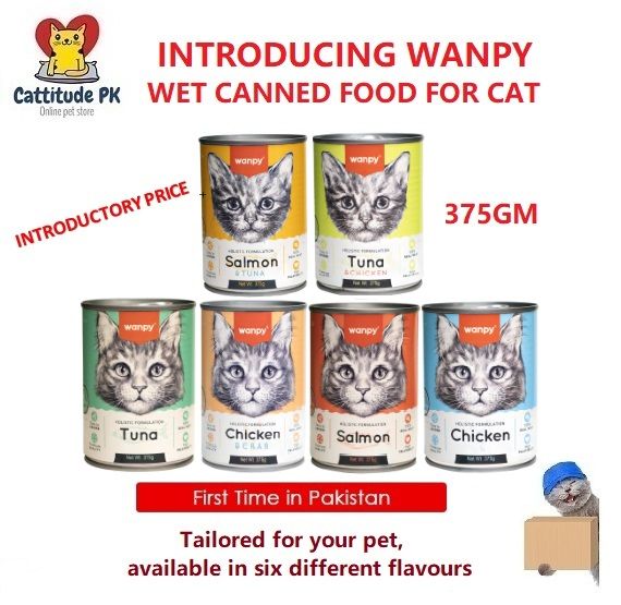 Wanpy Holistic Formulation Cat Can for Adult & Kitten - Wanpy Cat Wet ...