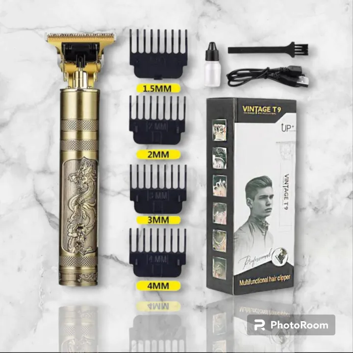 Premium Vintage T9 Dragon Style Hair Trimmer – Original Metal Body ...