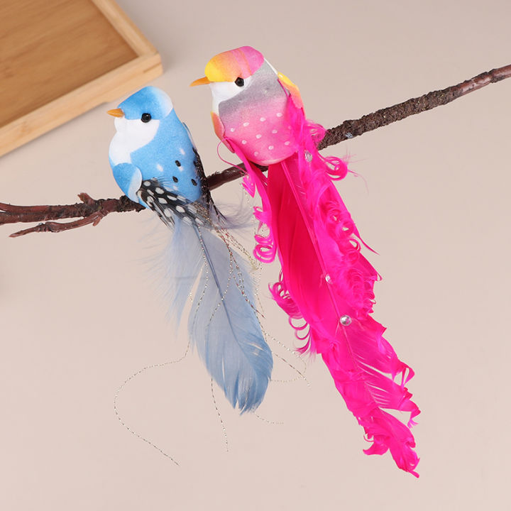 Random Artificial Birds Fake Foam Animal Simulation Feather Birds ...