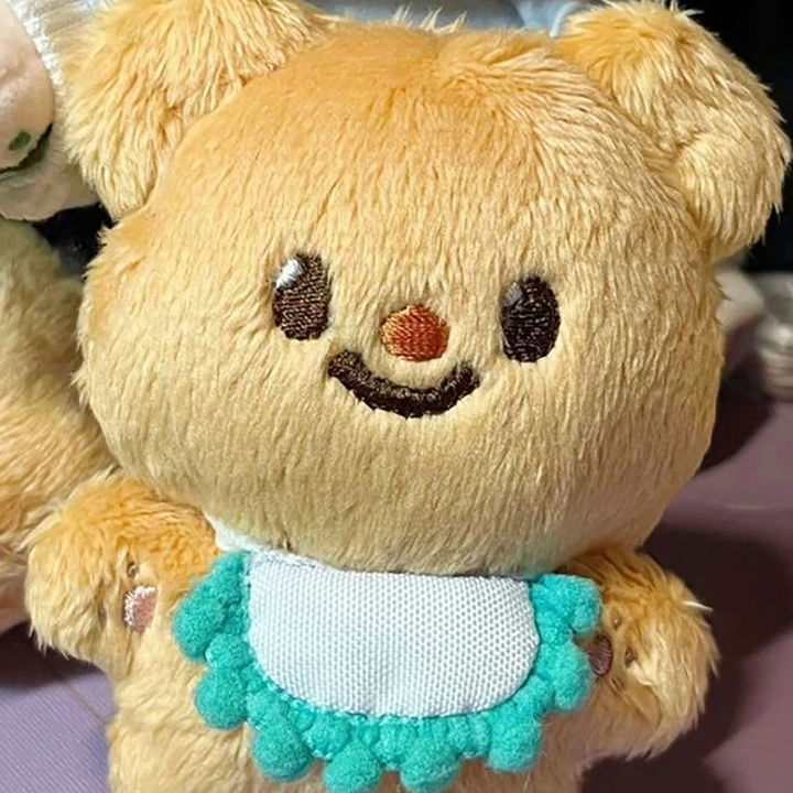 Cartoon Cute Jointed Butter Bear Plush Doll Pendant 10cm Cotton Soft ...
