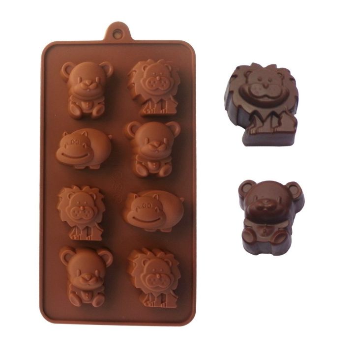 Animal Shape Silicone Chocolate Mold 6 Cavity | Daraz.pk