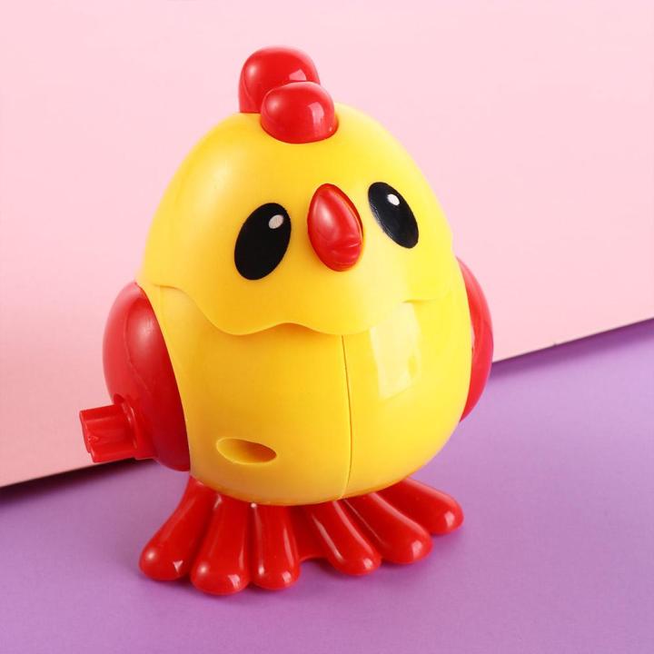 Yellow Chicken Toys Plastics Girls Wind-Up Spring Chicken Toy ...