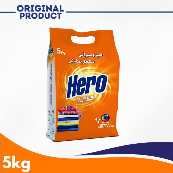 Hero Detergent Powder for Deep Cleaning Washing - 5 Kg | Daraz.pk