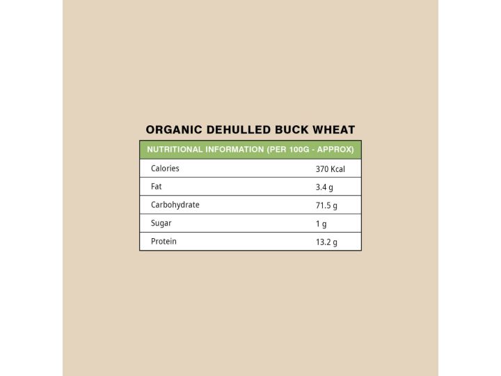 ORGANIC DEHULLED BUCK WHEAT 1kg | Daraz.pk