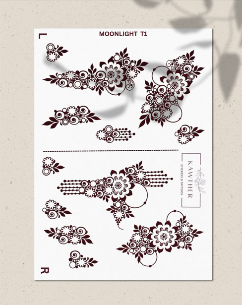 Kawther Stickers & Tattoos Heena tattoo stickers Heena tattoo Heena ...