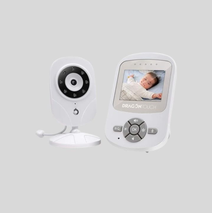 Baby Monitor, Dragon Touch DT24 Pro Baby Monitor with Camera and Audio ...