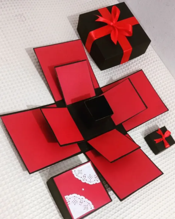 2 layer Chocolates Gift Box with a small box inside it (without ...